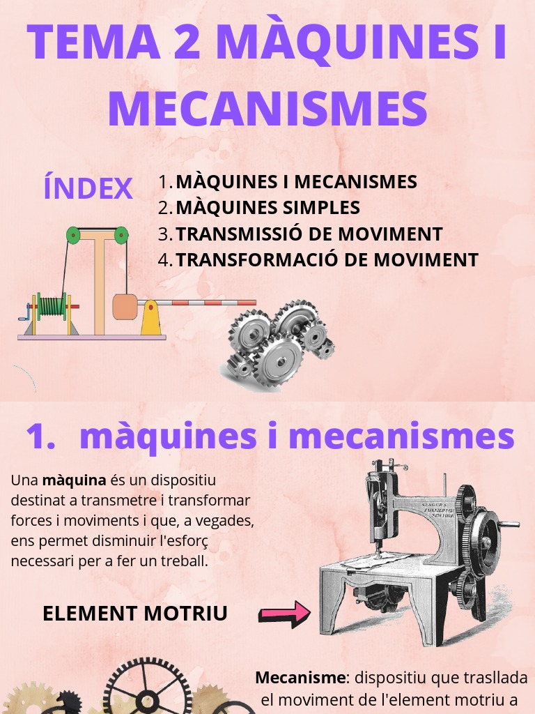 Tema 2 Màquines I Mecanismes | PDF