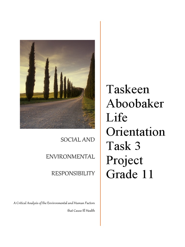 Life Orientation Term 3 Grade 11 | PDF | Climate Change | Agriculture