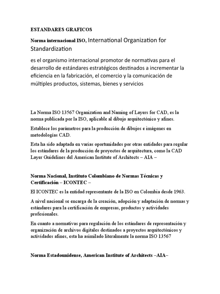 ISO 13567 Organization and Naming of Layers For CAD | PDF ...