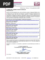 Oficio Platica Primeros Auxilios | PDF | Agitación | Bienestar