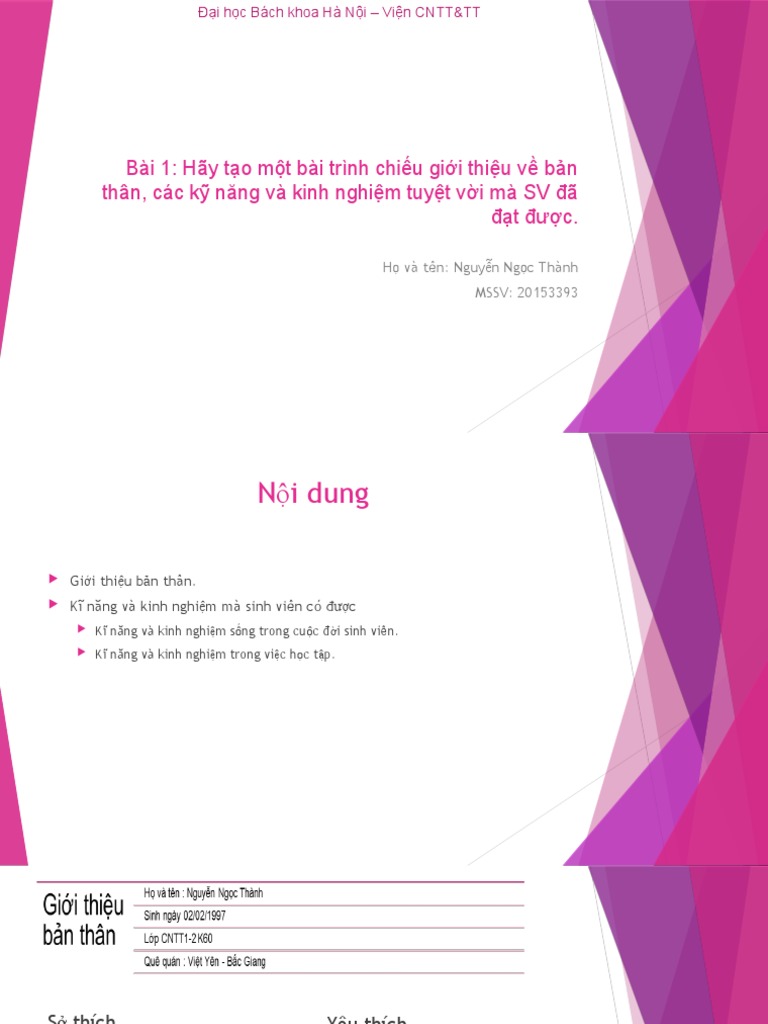 Mau Powerpoint Gioi Thieu Ban Than Mau 1 | PDF