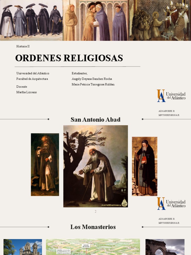 Ordenes Religiosas | PDF | Monasterio | Abadía