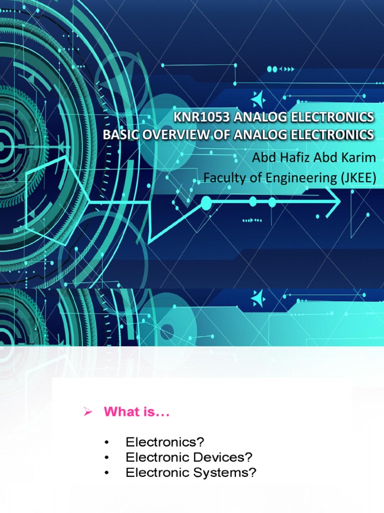 Overview of Analog Electronics Concepts | PDF | Diode | P–N Junction