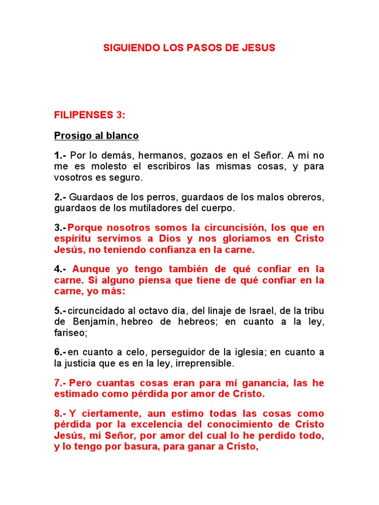Siguiendo Los Pasos de Jesus | PDF | Cristo (título) | Jesús
