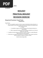 GCSE Biology Food Tests Practice Questions | PDF | Chemical Substances ...