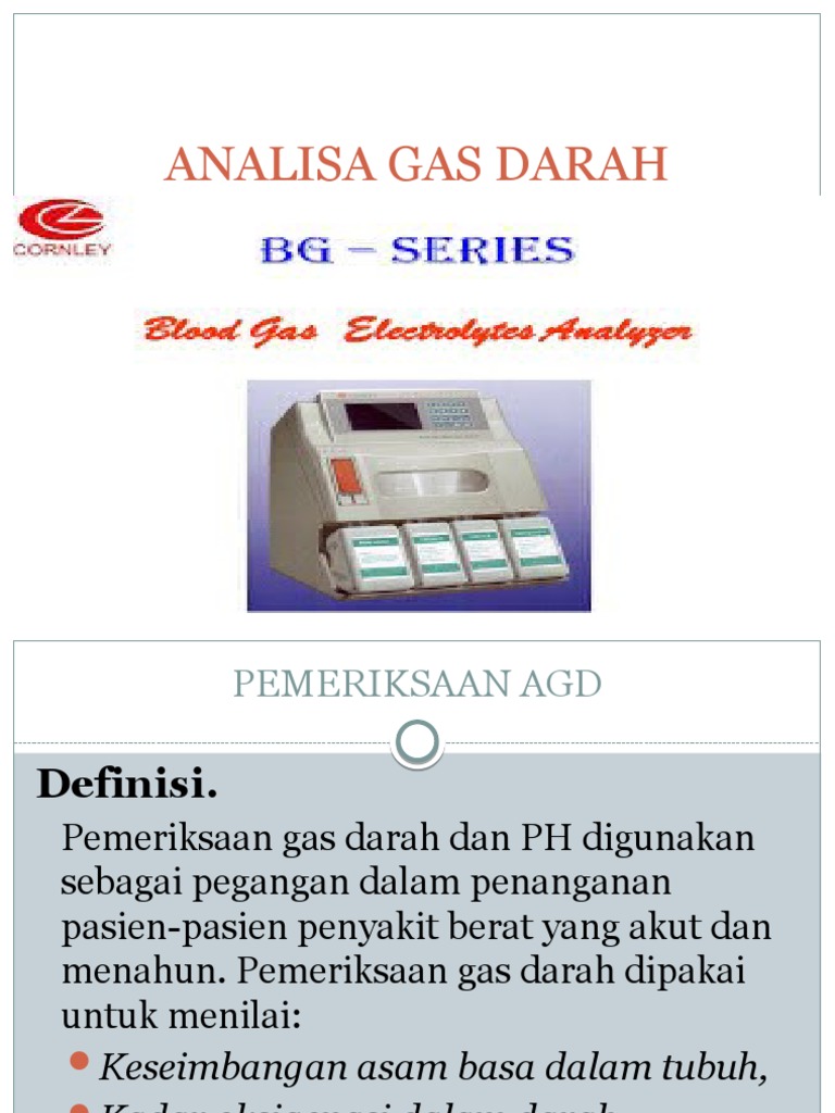 Slide 2. Analisa Gas Darah | PDF