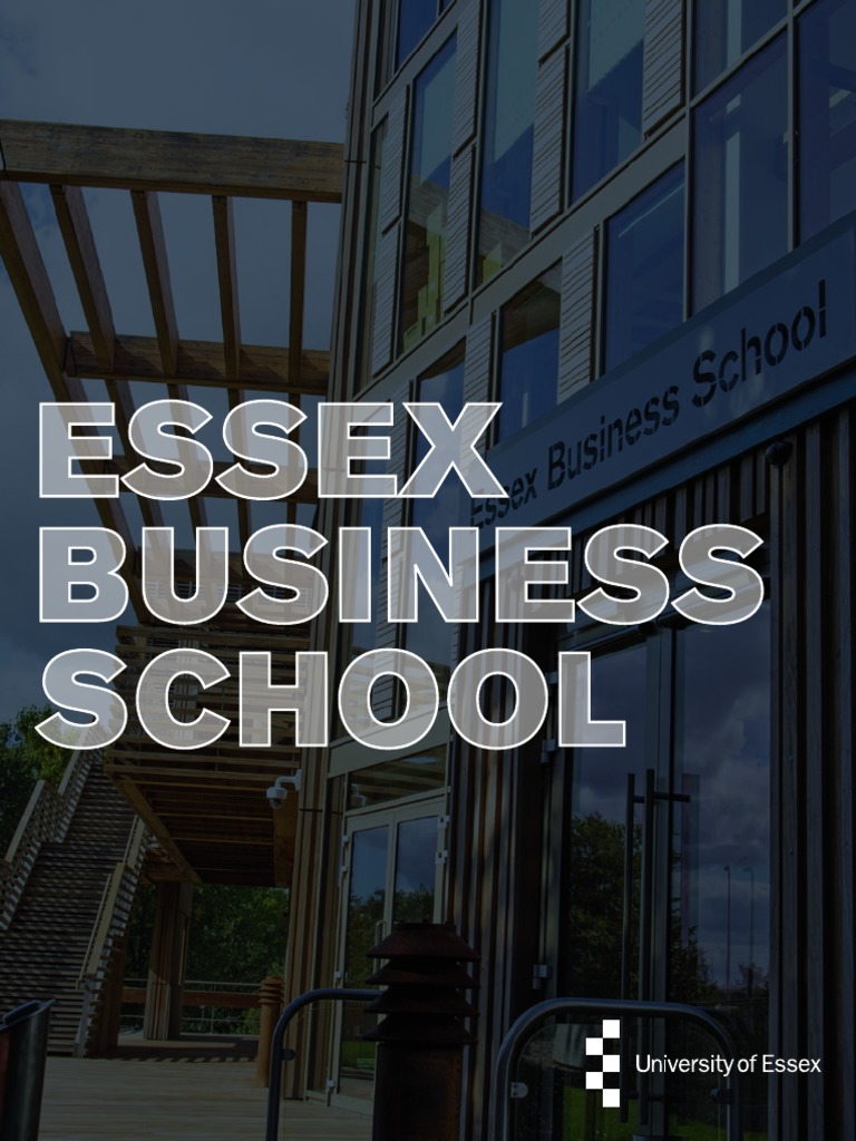 Essex Business School Brochure | PDF | Entrepreneurship | Job Hunting