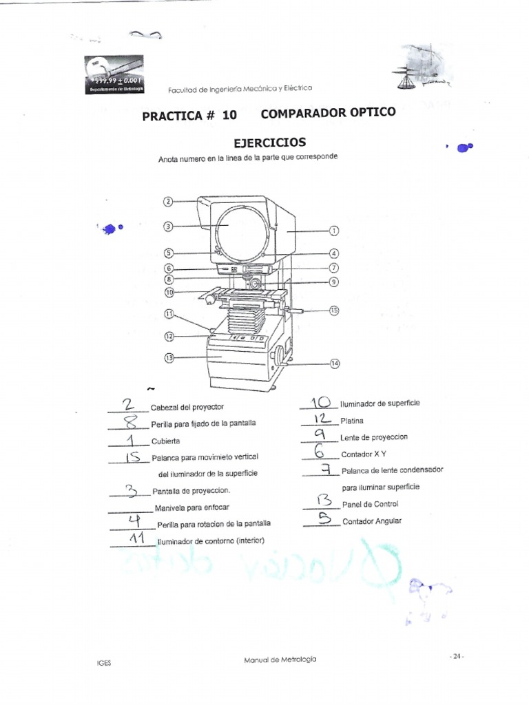 Práctica#10 - Comparador Óptico | PDF