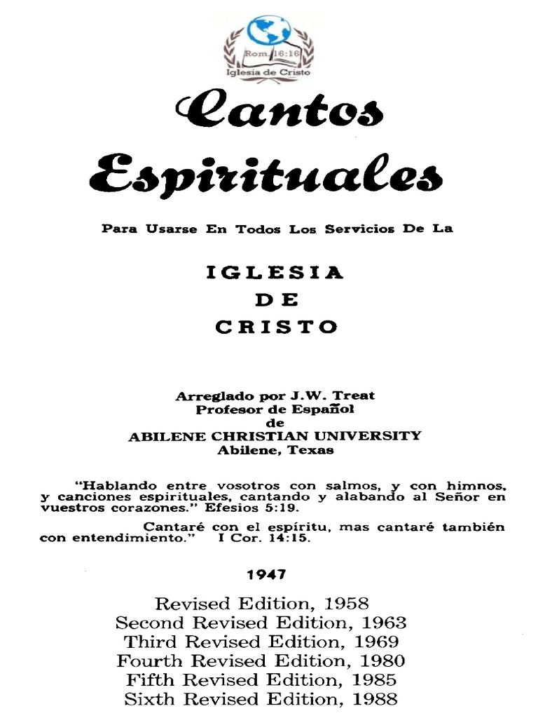 Himnario - Cantos Espirituales | PDF