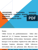 Gabaasa Kennaa Tajaajilaa | PDF