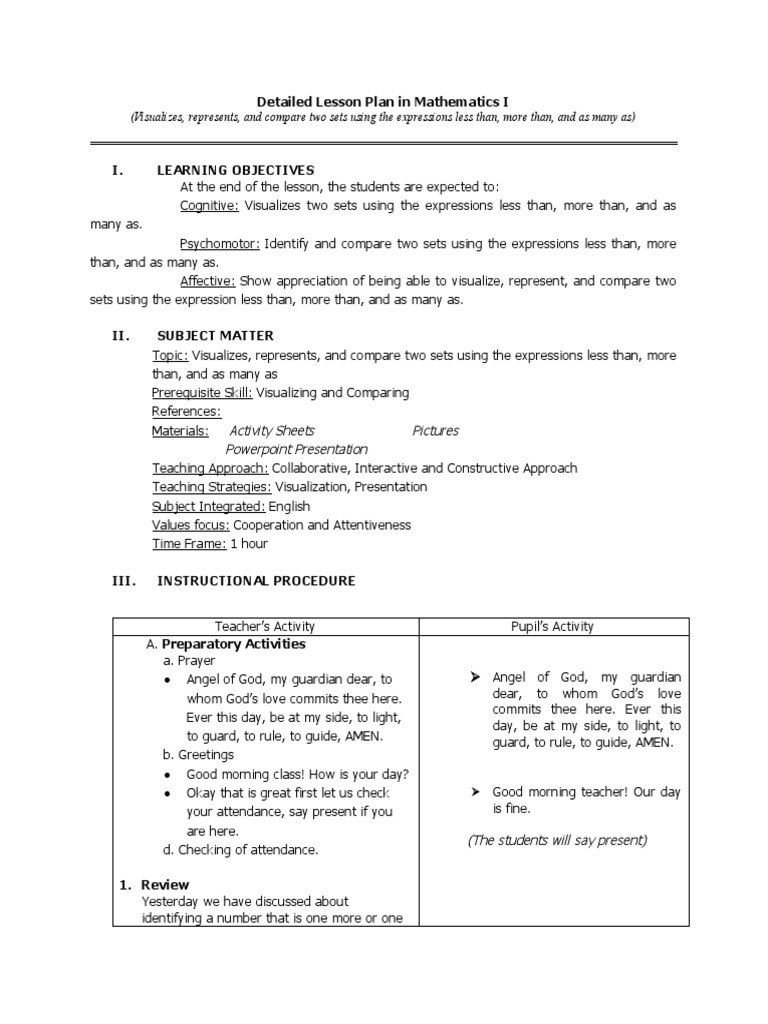 Comparing and Visualizing Sets: Teaching Students to Use "Less Than ...