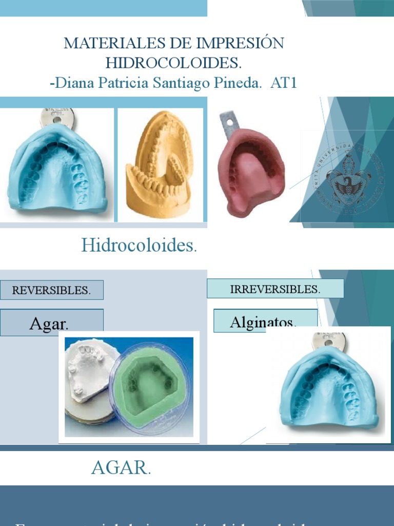 Presentación Hidrocoloides | PDF | Agar | Materiales