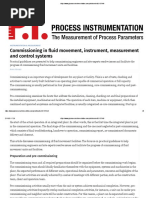 Plant Commissioning Start Up Procedure | PDF | Steam | Machines
