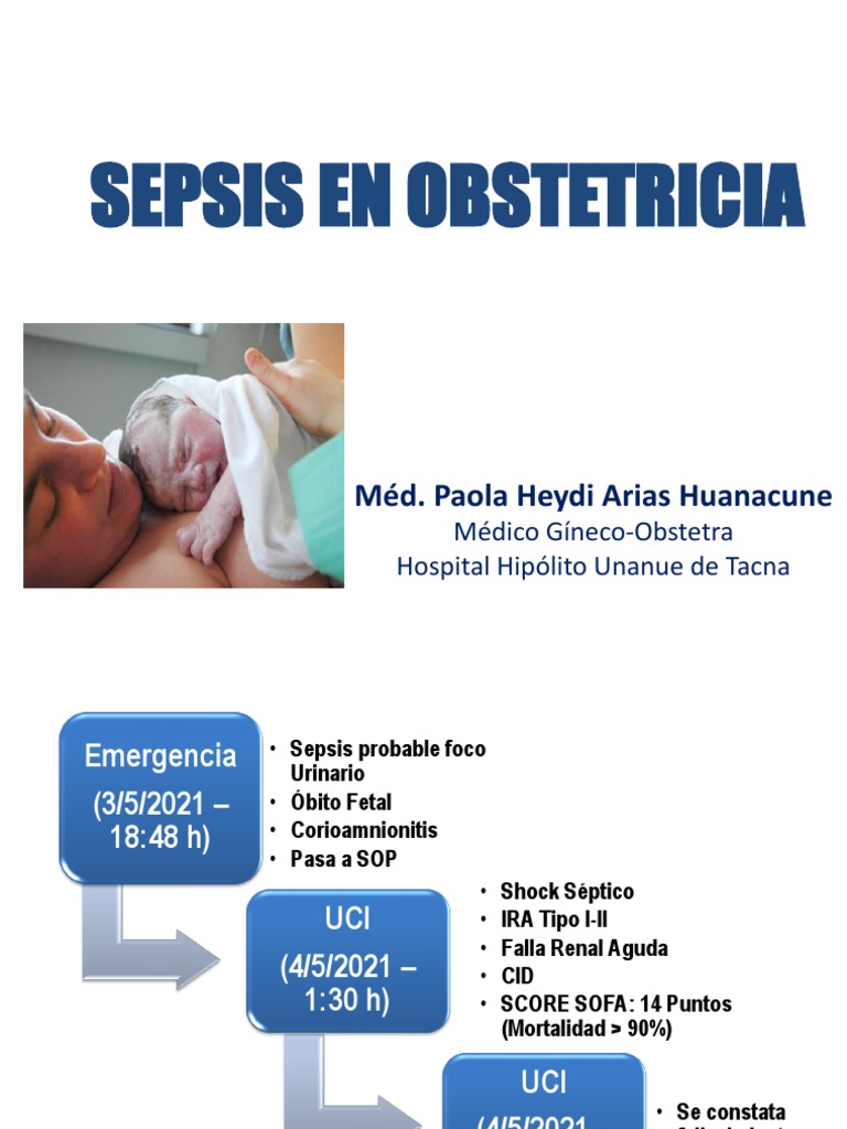 Clase Sepsis en Obstetricia | PDF | Septicemia | Cuidado de la salud