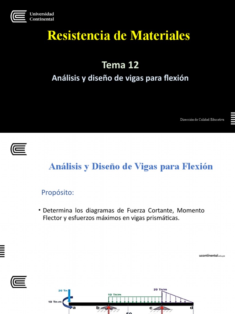 Semana 12 - Analisis y Diseño de Vigas para Flexión | PDF