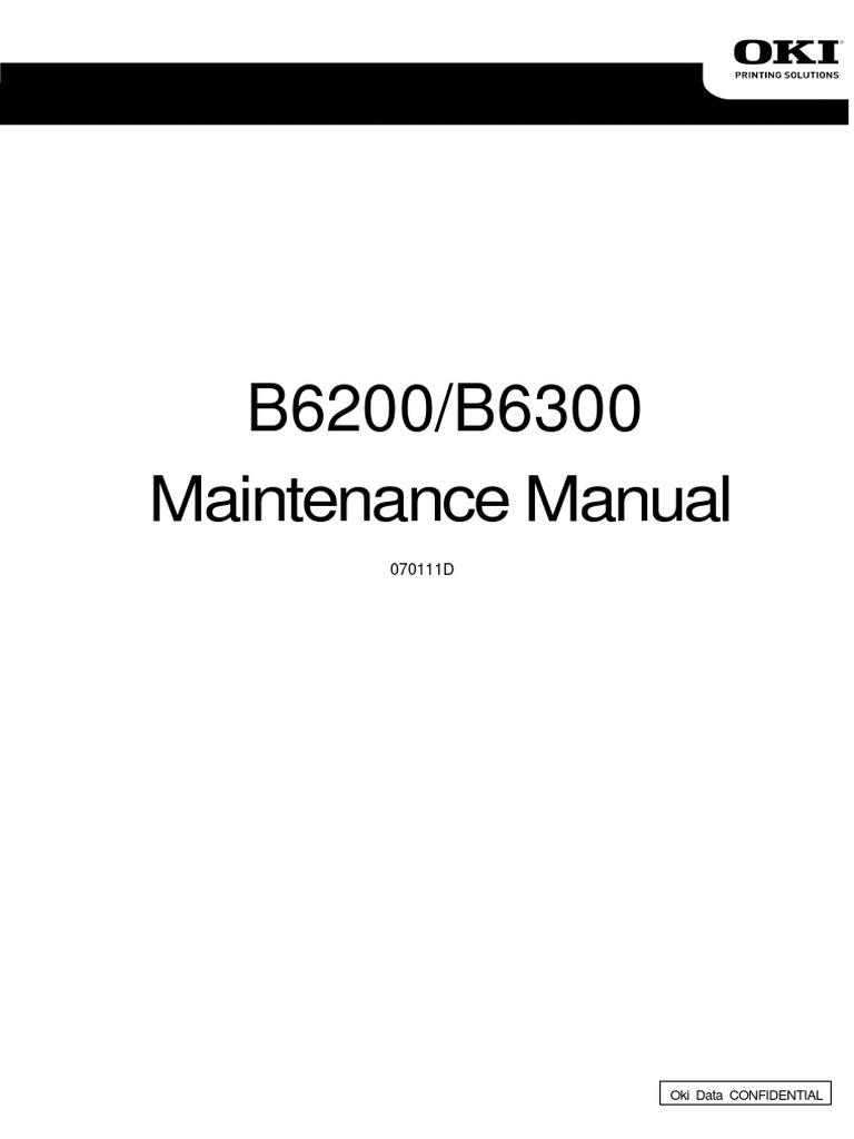 B6200 6300ServiceManual Rev4 | PDF | Specification (Technical Standard ...