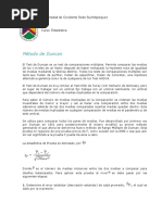 Prueba Duncan | PDF | Análisis de variación | Estadísticas