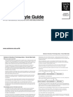 Cardiff University Harvard Referencing Guide | PDF | Citation | Written ...