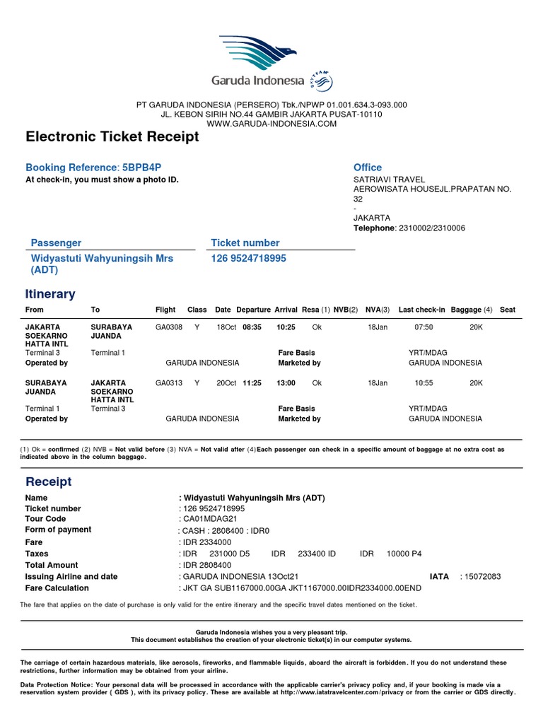 Your Electronic Ticket Receipt Uni | PDF | Aviation | Transport