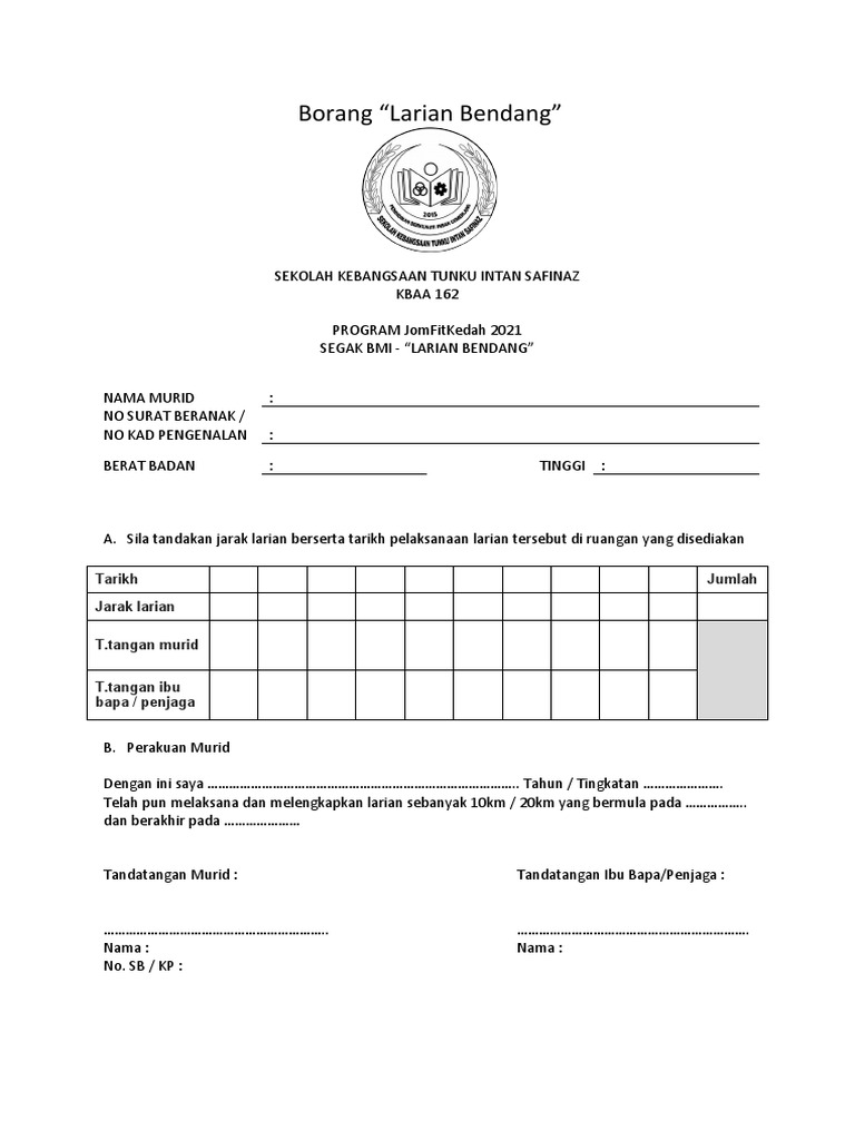 Borang Larian Bendang | PDF