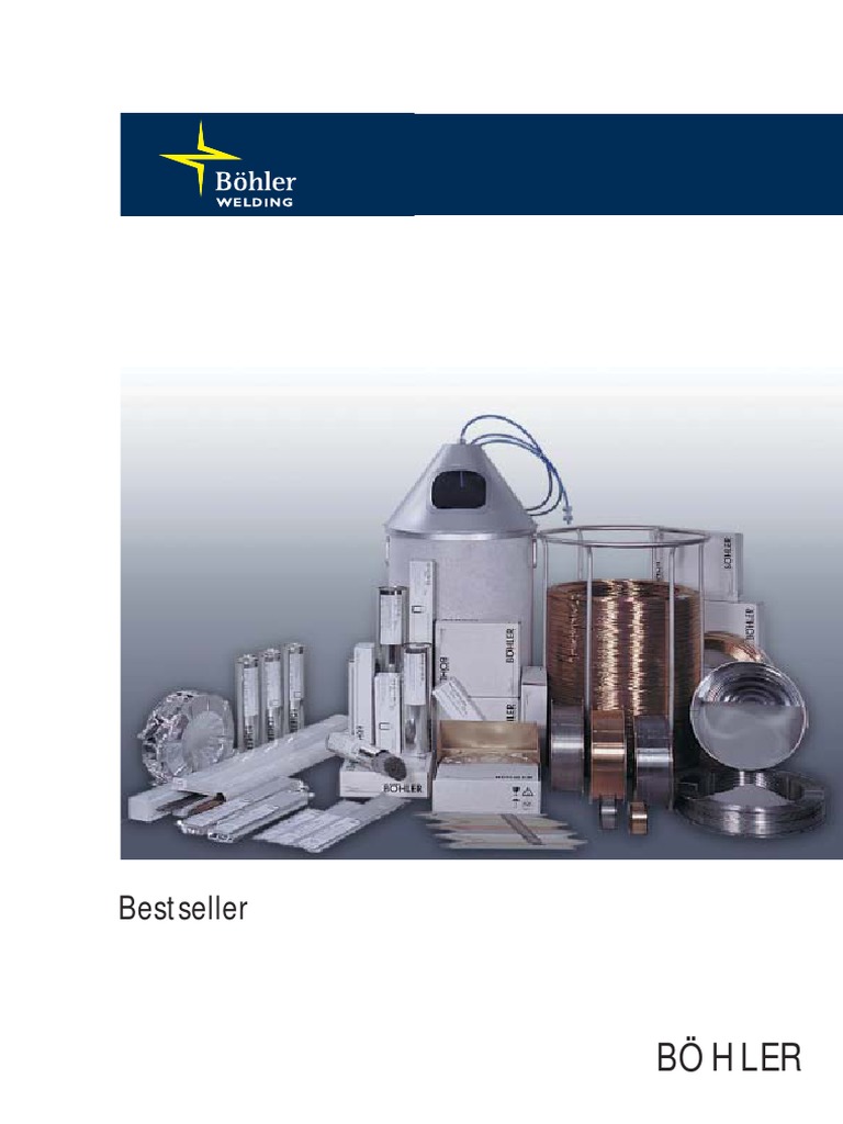 Filler Metal - Bestseller - Engl - NT - Bohler | PDF | Construction ...