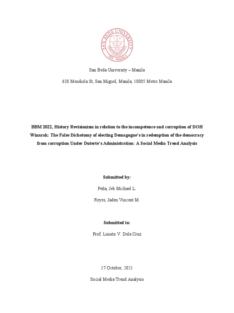 Soc Med Analysis | PDF | Populism | Democracy