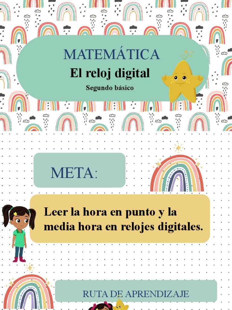 Aprendiendo a Leer el Reloj Digital | PDF | Reloj | Horología