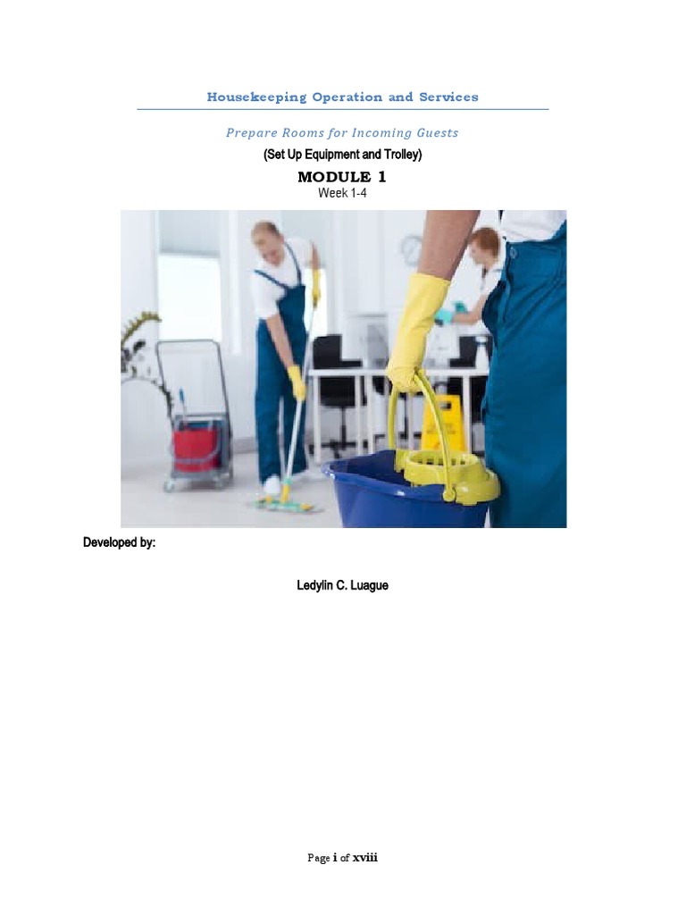Housekeeping Trolley Setup Guide | PDF | Housekeeping | Bathroom