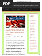Chevening Scholarship: Sample Chevening Application Essay | PDF ...