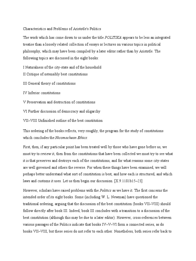 Aristotle 3 | PDF | Aristotle | Reason