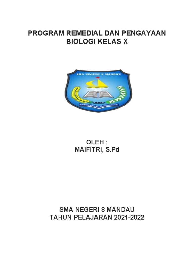 Contoh PROGRAM REMEDIAL DAN PENGAYAAN | PDF