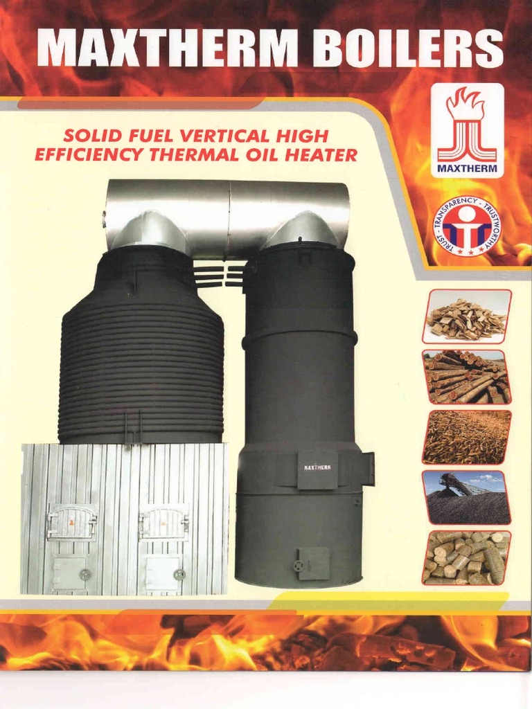 Maxtherm Solid Fuel Thermal Oil Heater | PDF | Fuels | Combustion