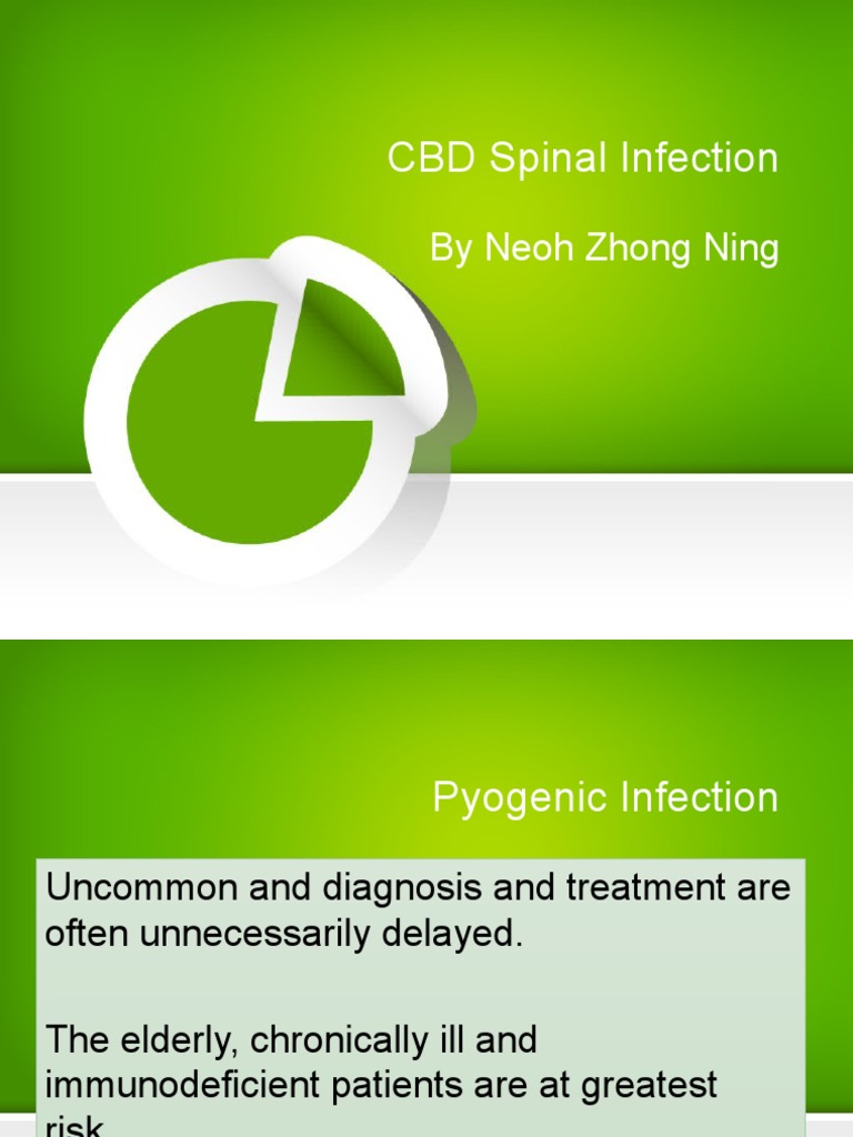 CBD Spinal Infection: by Neoh Zhong Ning | PDF | Vertebral Column ...