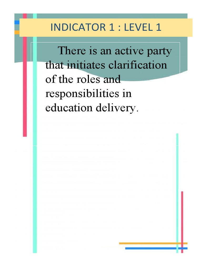 SBM Indicator Labels | PDF | Career & Growth | Self-Improvement