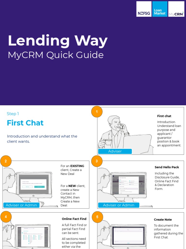 FINAL - MyCRM Quick Guide - Lending Way | PDF | Loans | Client (Computing)
