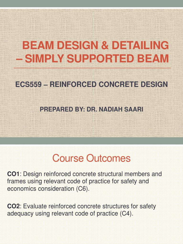 Simply Supported Beam Design | PDF | Beam (Structure) | Bending