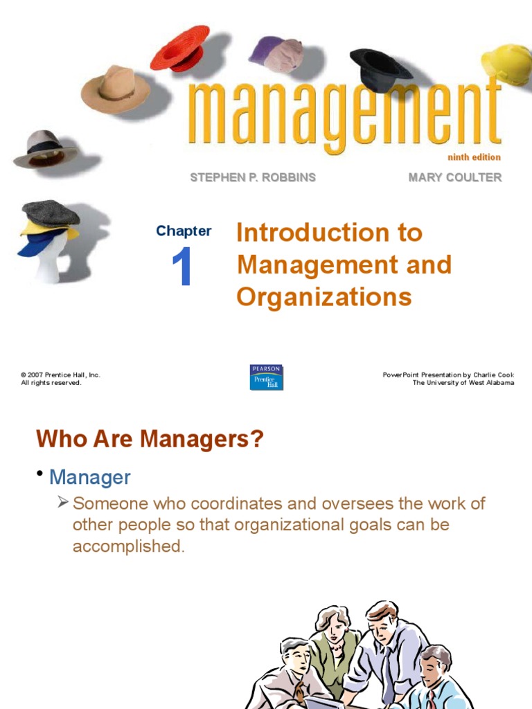 Introduction To Management and Organizations | PDF | Goal | Economies