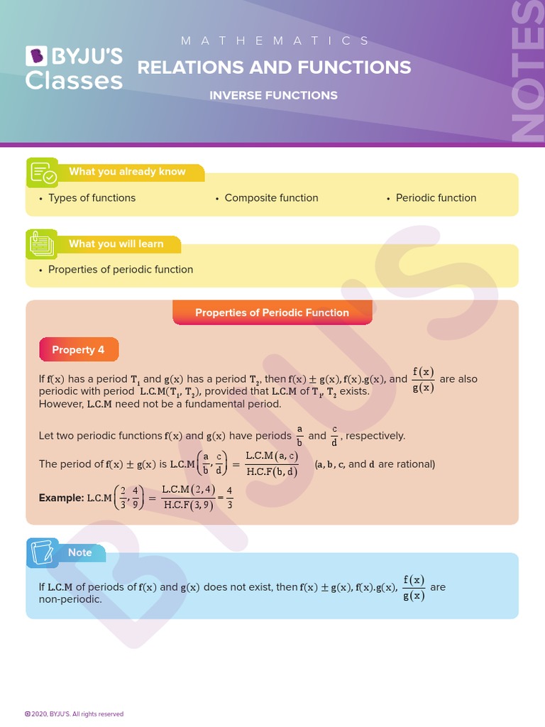 Inverse Functions | PDF | Function (Mathematics) | Mathematical Logic
