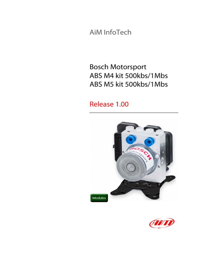 Aim Infotech: Bosch Motorsport Abs M4 Kit 500Kbs/1Mbs Abs M5 Kit 500Kbs ...