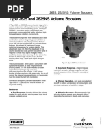 Fisher 2625, 2625SST, and 2625NS Volume Boosters: Scope of Manual | PDF ...