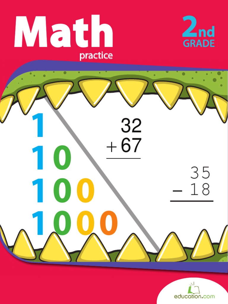 2nd - Grade Math Practice Workbook | PDF | Color | Subtraction