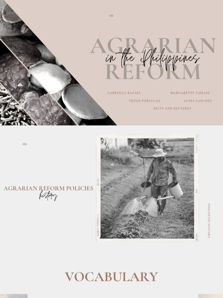 Philippine Agrarian Reform Policy Powerpoint | PDF | New Spain ...