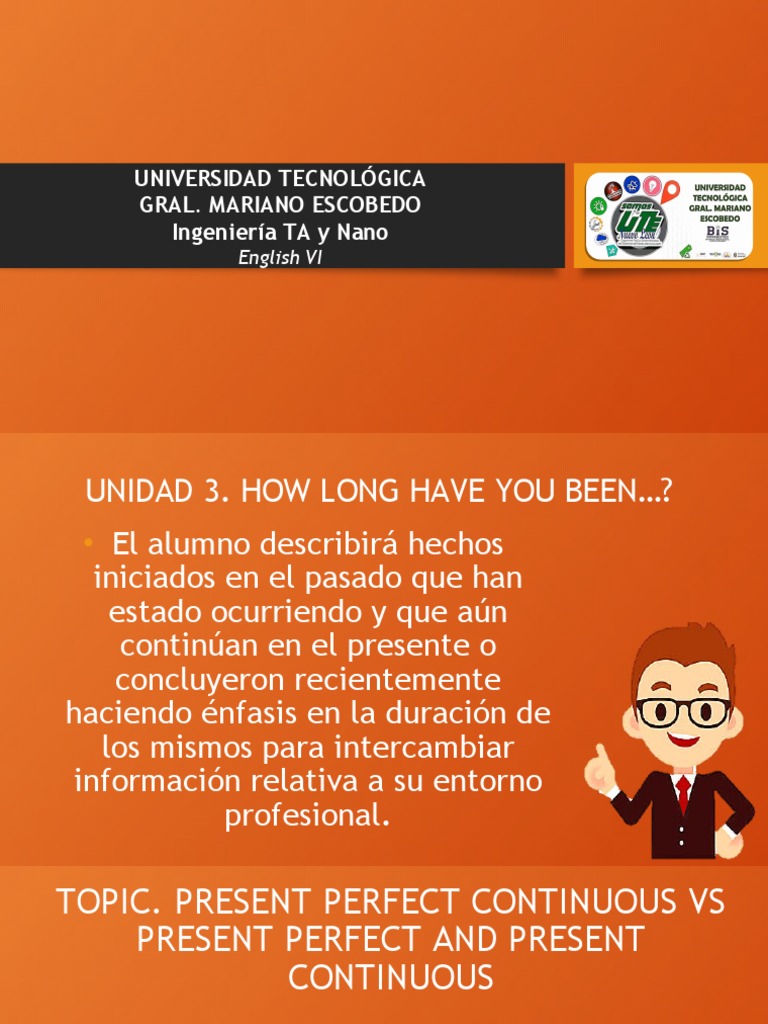 Present Continuous and Present Perfect | PDF | Perfect (Grammar ...