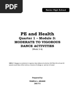 Health Optimizing Physical Education (Hope3) Quarter 3 - Module 1 | PDF | Foot | Dances