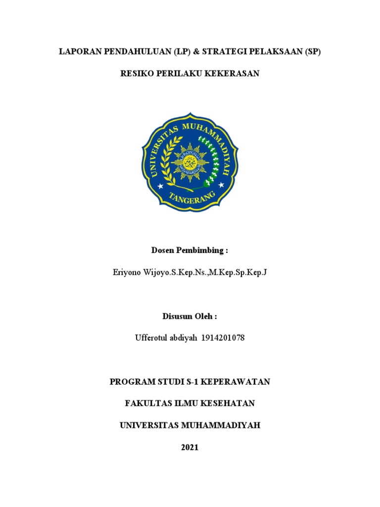 LAPORAN PENDAHULUAN RPK | PDF