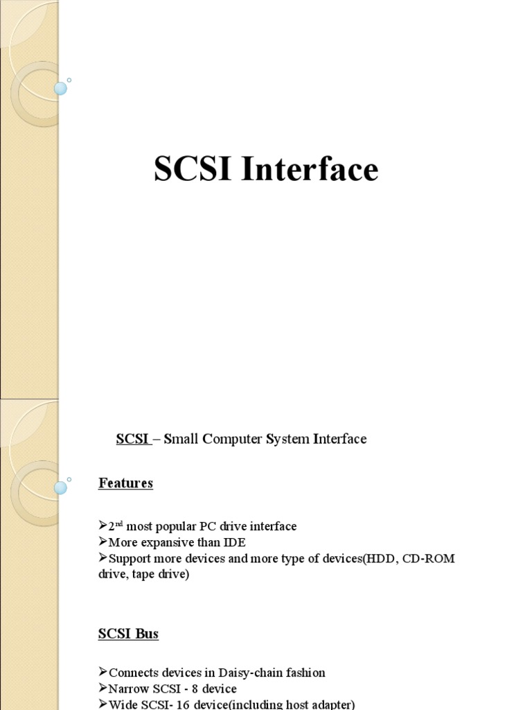 Scsi | PDF | Electronics | Microcomputers