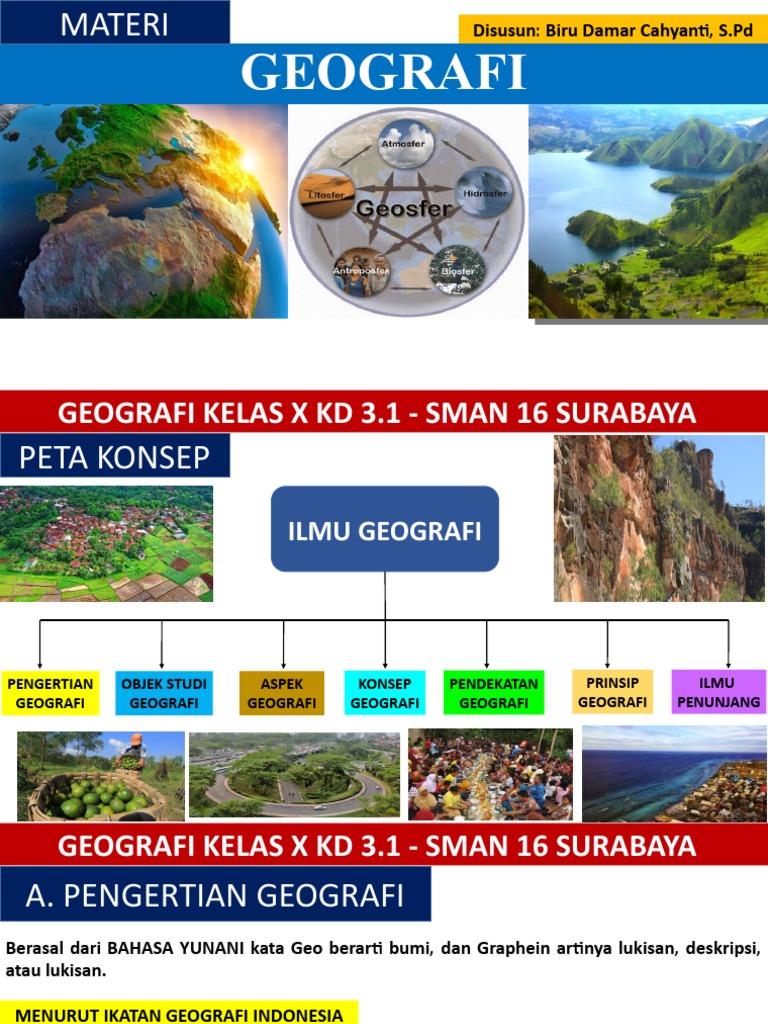 Pengetahuan Dasar Geografi | PDF