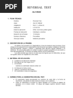 Respuestas U Baremos de Correción Del Reversal Test | PDF | Ajedrez ...