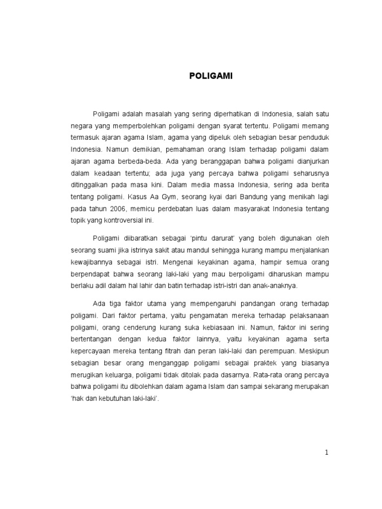 POLIGAMI | PDF