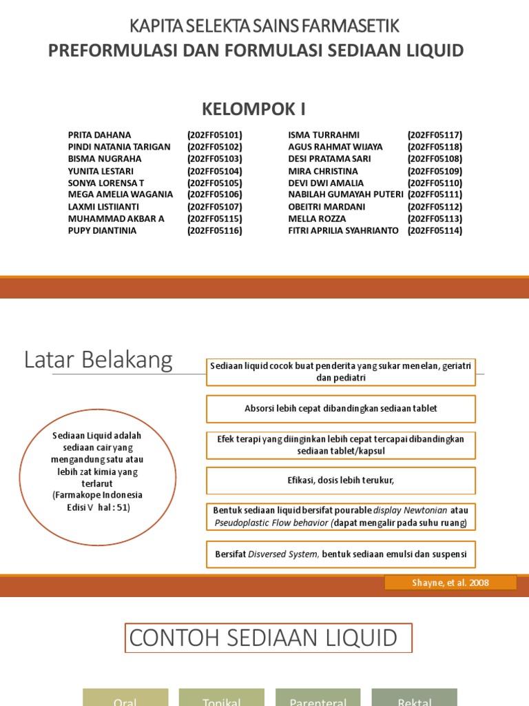 Sediaan Liquid Revisi - Last | PDF